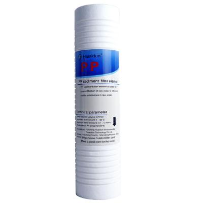 Cina 20 pollici 30 pollici 40 pollici PP Cartuccia di filtro soffiato per il trattamento dell' acqua in vendita
