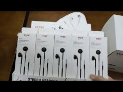 E02 Mobile Phone Wired Headphones in Ear Stereo Bass Sound Earphones