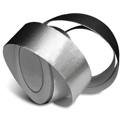 Cina Nastro adesivo di gomma impermeabile ignifugo della fibra di vetro di HVAC del di alluminio del nastro in vendita