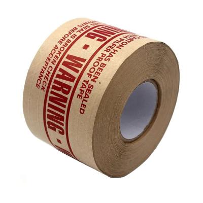 China Printed Self Adhesive Kraft Tape Gummed Water Activated  Tape for sale
