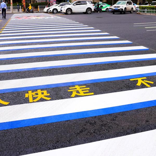 Pre Formed Reflective Marking Tape Surface Permanent Road Striping Tape