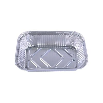 Cina Contenitore da portar via di alluminio oblungo di alimento dei contenitori da 1 libbra 450ml con il coperchio in vendita