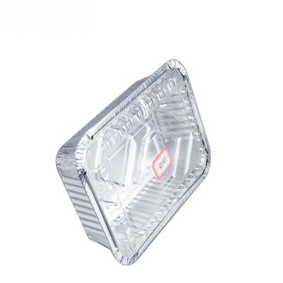 Cina di alluminio asportabile dell'imballaggio alimentare dei contenitori di alimento del di alluminio del commestibile Tray With Lid in vendita
