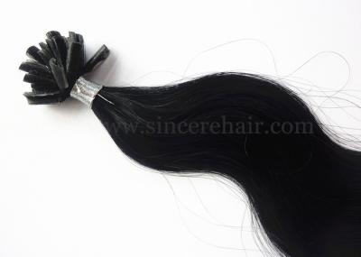 China 26 Inch Pre Bonded Hair Extensions U-Tip , 65 CM Long Body Wave Black Fusion U Tip Remy Hair Extensions 1.0 G For Sale for sale