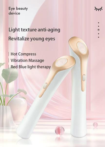 Quality EMS Heating Vibration Facial Beauty Massager Electric Jade Eye Beauty Device 1.8W for sale