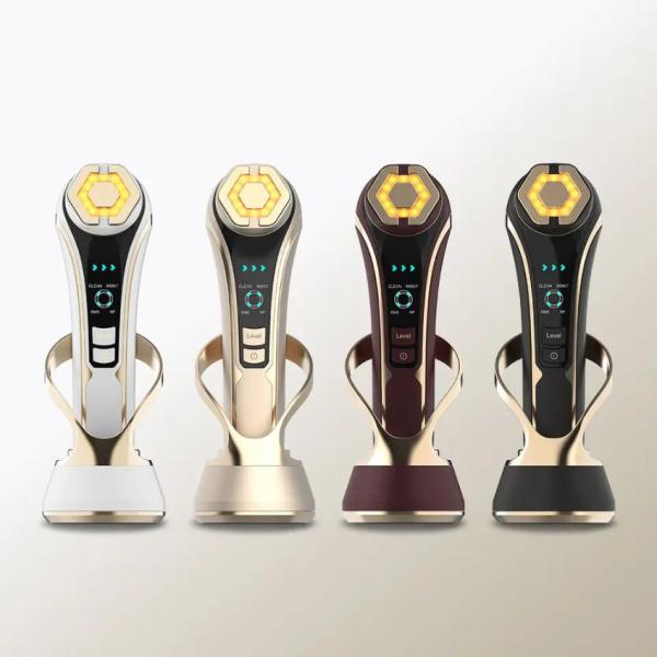Quality 4 In 1 Rechargeable Multifunction Beauty Device Microcurrent RF Radio Frequency for sale