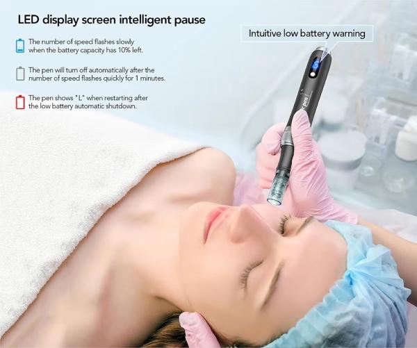 Quality 6 Speed Micro Needle Derma Pen Mesotherapy Gun For Deep Skin Tightening for sale