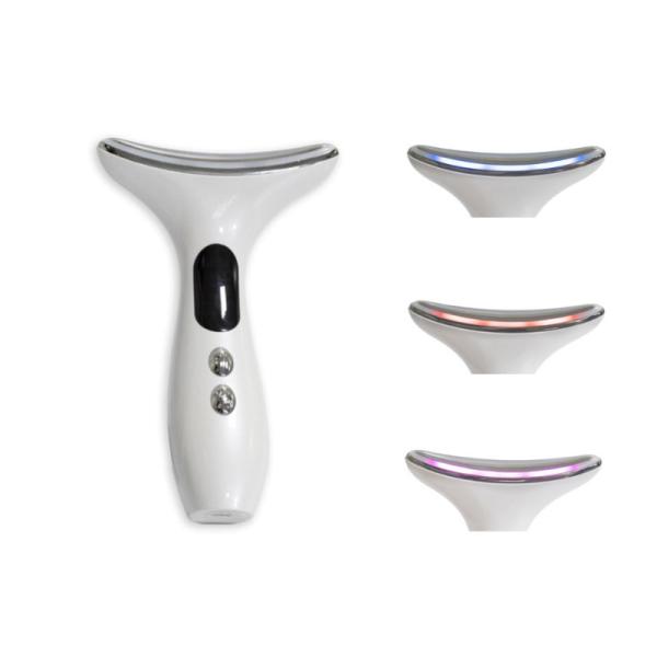 Quality Portable EMS Face And Neck Lifting Massager Microcurrent Red Light Therapy for sale