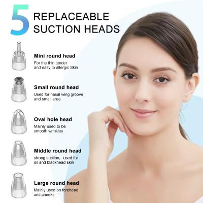 China Vacuum Facial Blackhead Removal Suction Device Rechargeable Deep Pore Cleanser Machine for sale