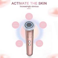 Quality 500mah Battery EMS Face Lifting Beauty Machine Anti Wrinkle LED Facial Massage for sale