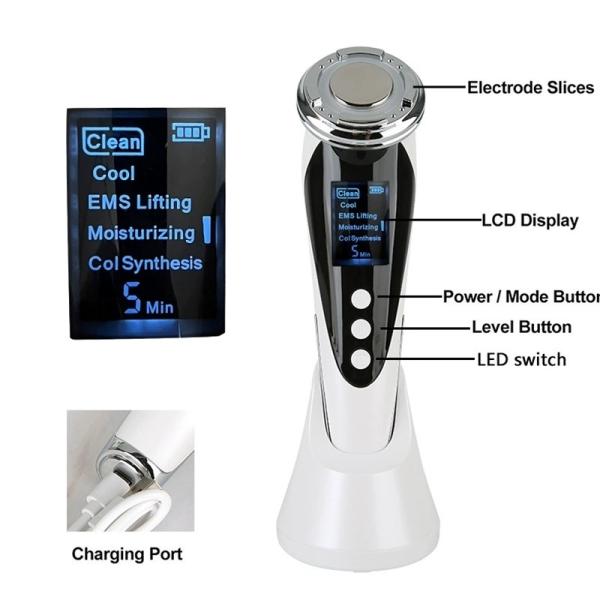 Quality Home EMS Microcurrent Face Lift Machine RF Handheld Skin Tightening Facial for sale