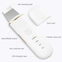 Quality Portable Ultrasonic Facial Cleansing Spatula Pore Acne Blackhead Skin Peeling for sale