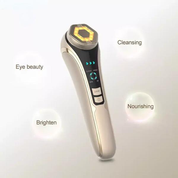 Quality 5 In 1 Multifunction Beauty Device Phototherapy RF EMS Microcurrent Facial Lifting Instrument for sale