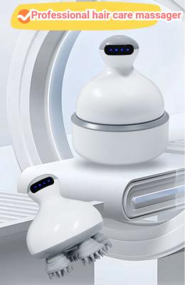 China Wireless Smart Hair Care Massager Dry Wet Multi Functions Electric Vibrating Scalp Massager for sale