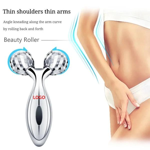 Quality Handheld Facial Y Shaped 3D Massage Roller Skin Tightening Face Lifting Wrinkle Removal for sale