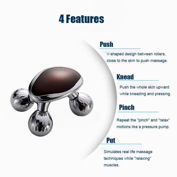 Quality Microcurrent Face And Neck Lifting Massager Handheld Anti Cellulite Slimming for sale
