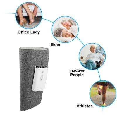China Wireless Air Compression Leg Massager Pressotherapy Electric Vibration Knee And Leg Massager for sale