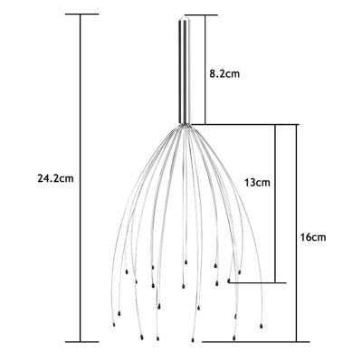 China All Round Wrapping Head Massage Claw Scalp Massager Handheld Relax Head Relieve Fatigue for sale