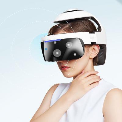 China Intelligent Electric Bluetooth Head SPA Massager Helmet Octopus Vibration With Air Pressure for sale