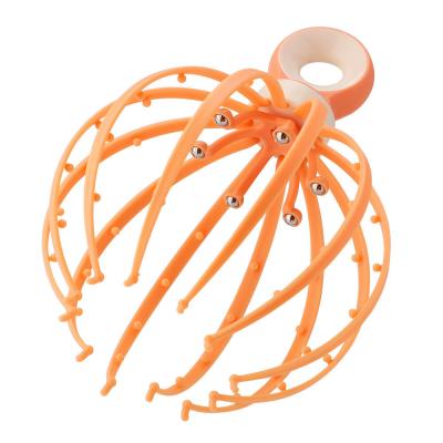 China Relax Relief Head Scalp Massager Handheld Octopus Claw Scalp Massager Custom Color for sale