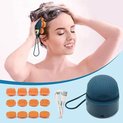 China Electric Silicone Head Massager Machine Vibration Head Massager Scalp Massager for sale