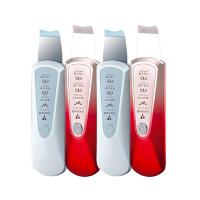 Quality Red And Blue Light Sterilization Face Skin Spatula Beauty Facial Scrubber for sale