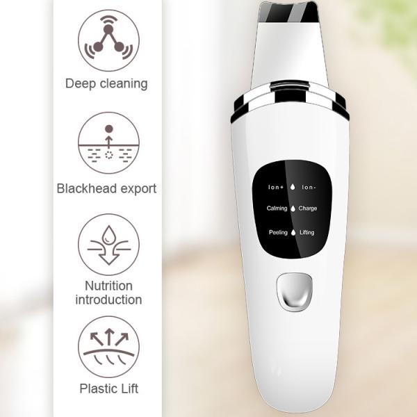 Quality 28kHz Frequency Ultrasonic Skin Scrubber Deep Cleaning Facial Pore Cleansing for sale