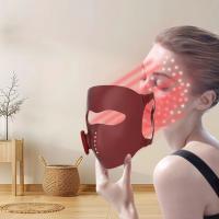 Quality Skin Tightening Anti Aging LED Light Face Mask Silicone LED Infrared Face Mask for sale