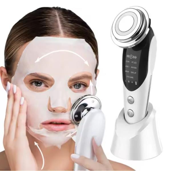 Quality Home Multifunction Beauty Device Phototherapy Anti Wrinkle Microcurrent Face Massager for sale