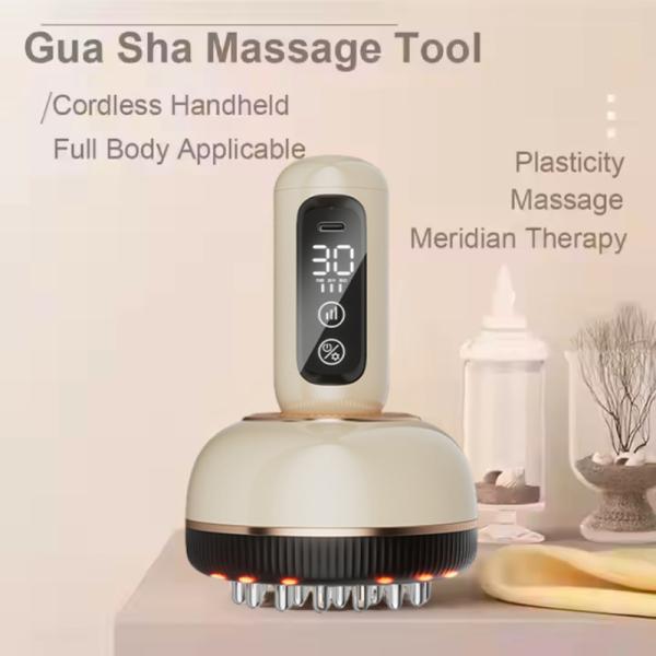 Quality Handheld Cellulite Slimming Massager Microcurrent 9 Levels Electric Gua Sha Tool for sale