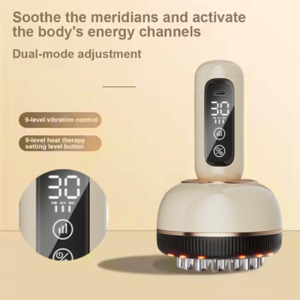 Quality Handheld Cellulite Slimming Massager Microcurrent 9 Levels Electric Gua Sha Tool for sale