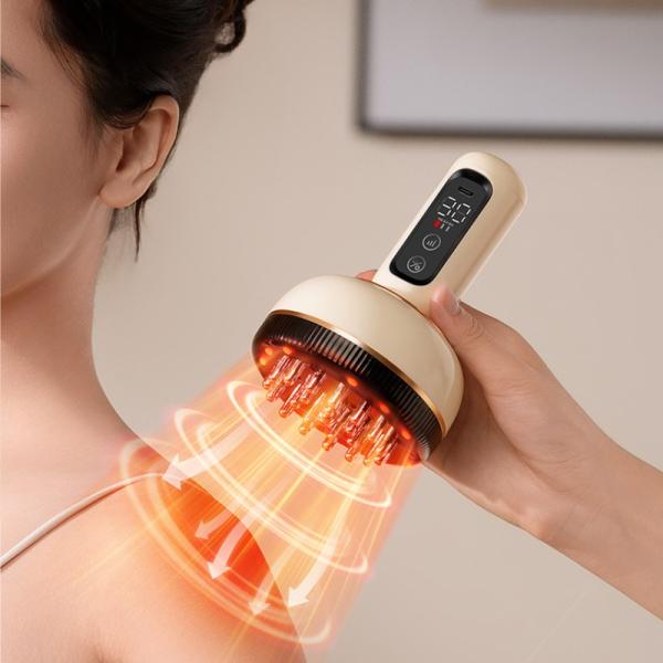 Quality Handheld Cellulite Slimming Massager Microcurrent 9 Levels Electric Gua Sha Tool for sale
