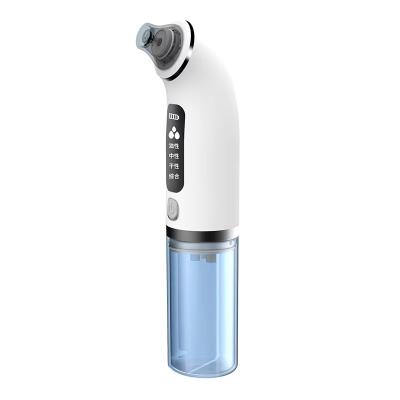 China Temu ABS Vacuum Blackhead Remover Machine Facial Cleaning Nose Pore Suction Device for sale