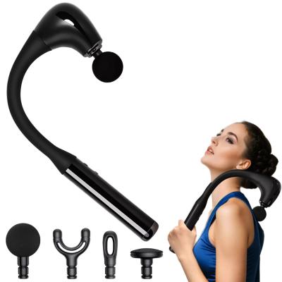 China Wireless Electric Massage Hammer with Deep Tissue Muscle Vibration and Multiple-level Adjustment Featuring 4 Massage Heads for sale