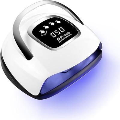China 220W UV Nail Lamp with 72 UV/LED Lamp Beads and 365nm+405nm Wavelengths for Fast Curing of Gel Polish for sale