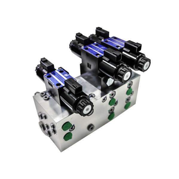 Quality Aluminum 6061 7075 Hydraulic Manifold Integrated Hydraulic Valve Solenoid Valve for sale