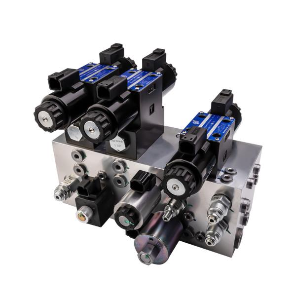Quality Aluminum 6061 7075 Hydraulic Manifold Integrated Hydraulic Valve Solenoid Valve for sale