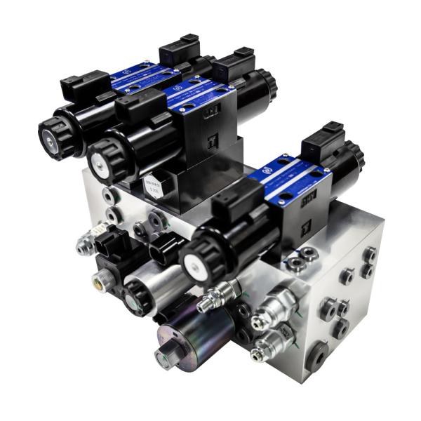 Quality Aluminum 6061 7075 Hydraulic Manifold Integrated Hydraulic Valve Solenoid Valve for sale
