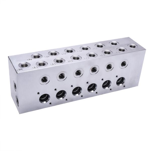 Quality Hydraulic valve aluminum steel threaded cartridge valve hydraulic manifold block for sale