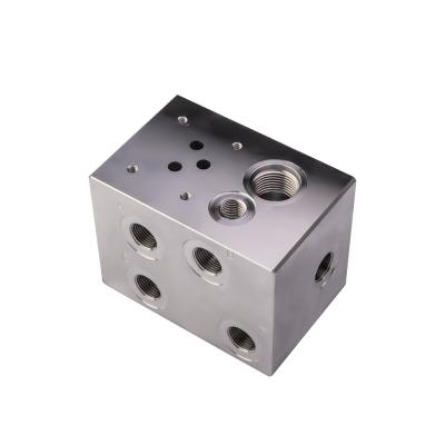 China Custom Hydraulic Manifold Block with 5-axis CNC Machining for Precision Fluid Control in Excavators for sale