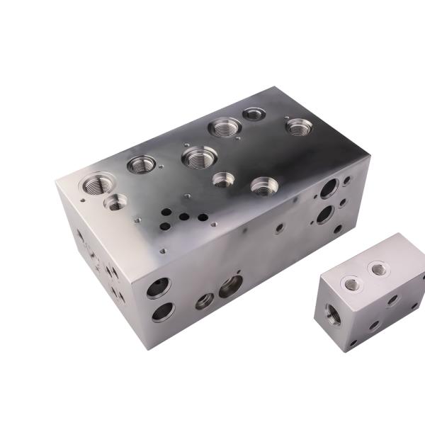 Quality Custom Hydraulic Manifold Block with 5-axis CNC Machining for Precision Fluid for sale