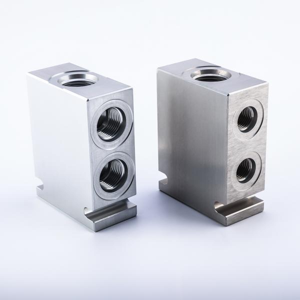 Quality High-Precision Aluminum and Steel Hydraulic Manifold Block with +/-0.01mm for sale