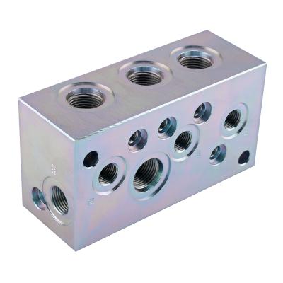 China Custom Hydraulic Manifold with One-Stop CNC Machining Solution and Customizable Surface Treatment for Versatile Applications for sale