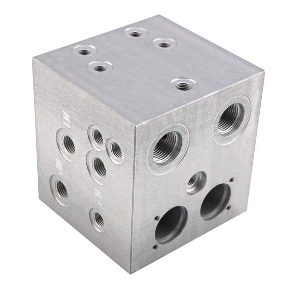 Quality Hydraulic Manifold Block CNC Machining Factory Offering Structural Optimization for sale