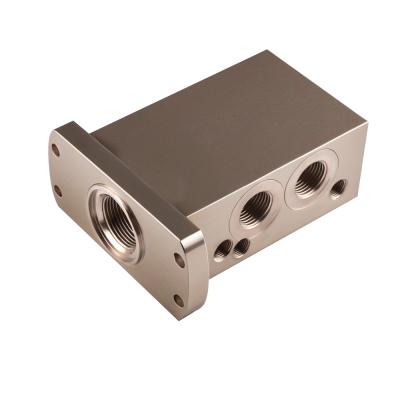 China Hydraulic Manifold Block CNC Machining Factory Offering Structural Optimization Design and Multiple Surface Treatment Options for Automation and Agricultural Machinery for sale