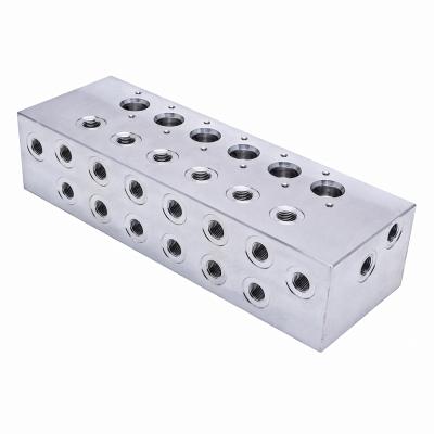 China Hydraulic Manifold Block CNC Machining Factory Offering Structural Optimization Design and Multiple Surface Treatment Options for Automation and Agricultural Machinery for sale