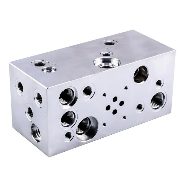 Quality Hydraulic Manifold Block CNC Machining Factory Offering Structural Optimization for sale
