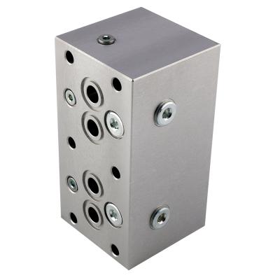 China Precision Hydraulic Manifold Block Custom Factory Offering One-Stop CNC Machining Solution from Design to Mass Production for Engineering Machinery and Hydraulic Units for sale