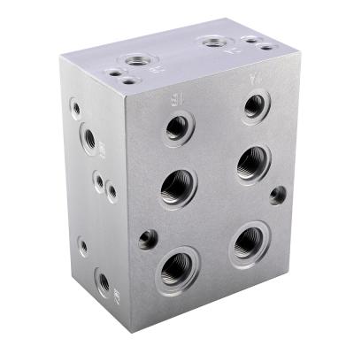 China Hydraulic Manifold Block CNC Custom Production Factory Offering One-Stop Design Manufacturing and Testing Solutions for Engineering Hydraulic Applications for sale