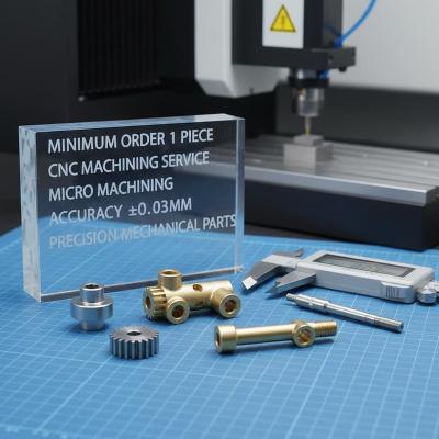 China Minimum Order 1 Piece CNC Machining Service Featuring Micro Machining and Accuracy ±003mm for Precision Mechanical Parts for sale
